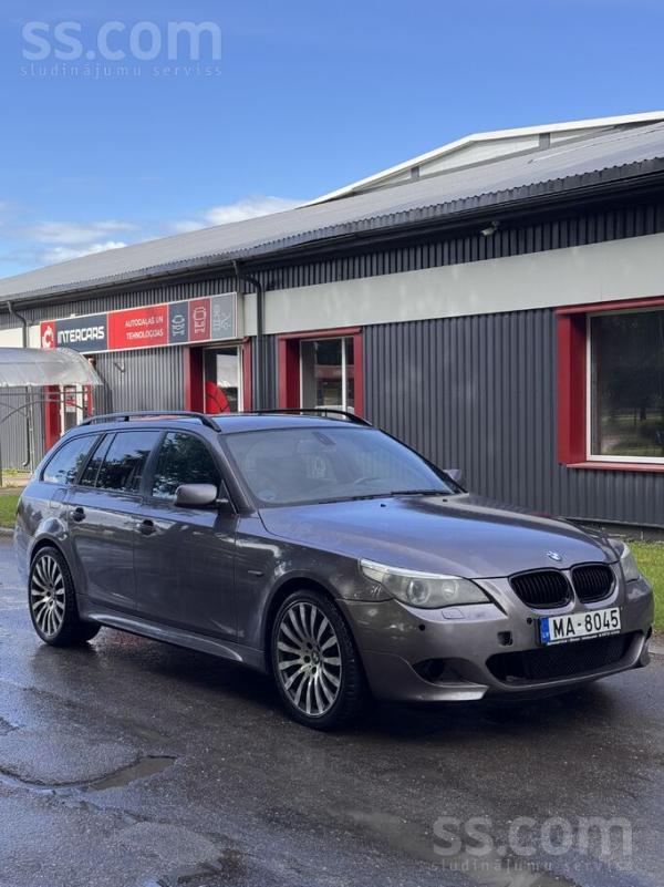 Violet BMW 525 2005 in Riga, with an engine capacity of 2.50 L and mileage of 371 thousand km for 3850 €, photo 3 on AUTOMOTO.COM.LV