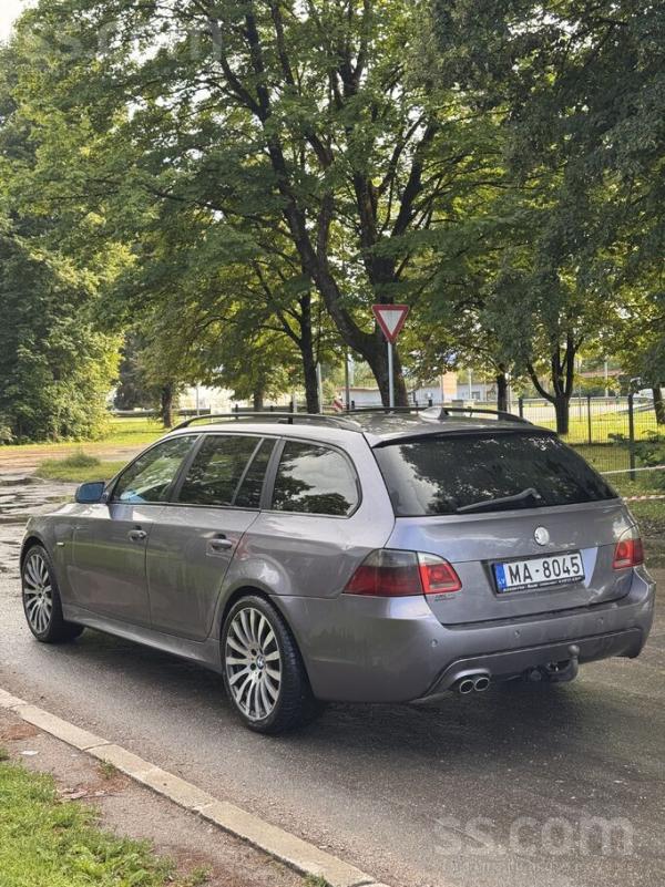 Violet BMW 525 2005 in Riga, with an engine capacity of 2.50 L and mileage of 371 thousand km for 3850 €, photo 6 on AUTOMOTO.COM.LV