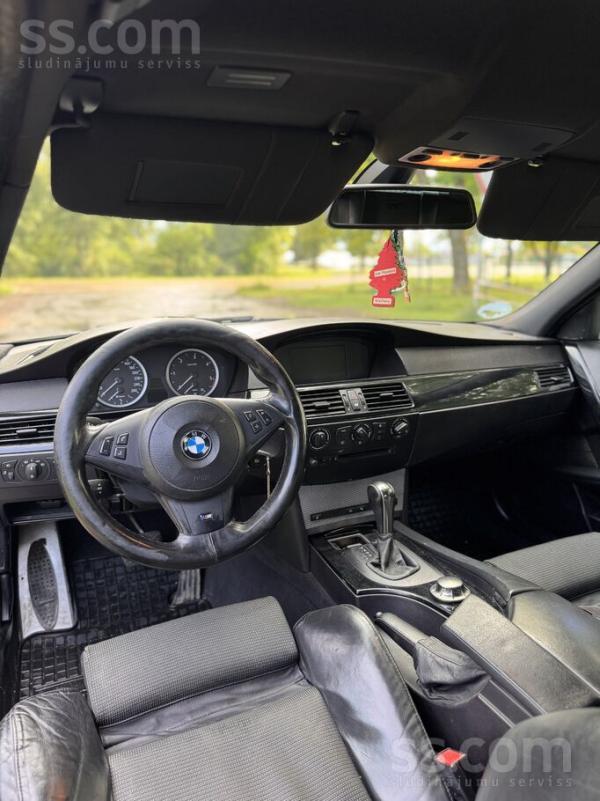 Violet BMW 525 2005 in Riga, with an engine capacity of 2.50 L and mileage of 371 thousand km for 3850 €, photo 7 on AUTOMOTO.COM.LV