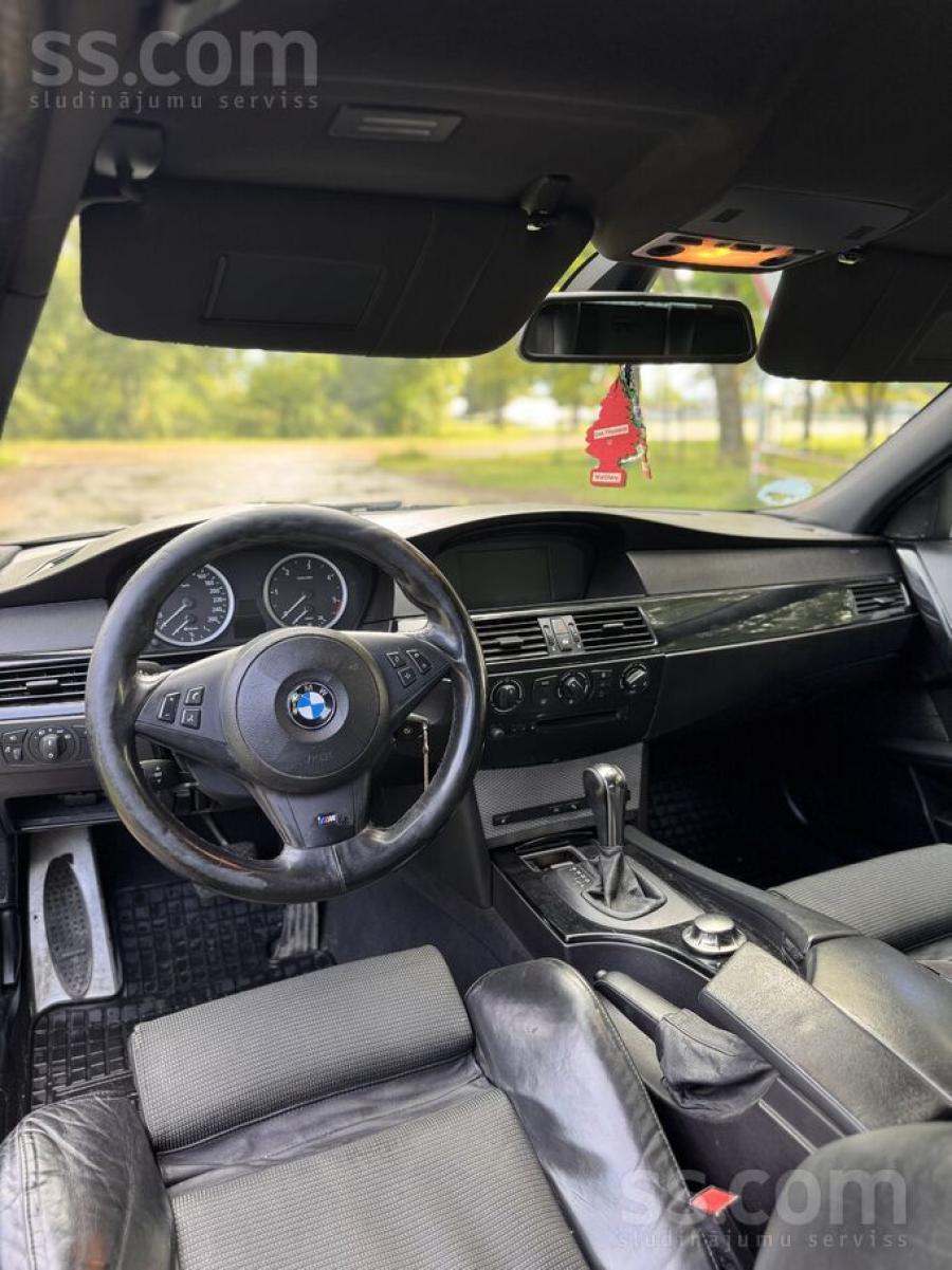 Violet BMW 525 2005 in Riga, with an engine capacity of 2.50 L and mileage of 371 thousand km for 3850 €, photo 8 on AUTOMOTO.COM.LV