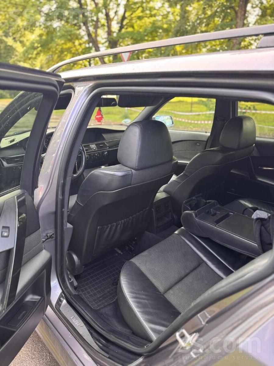 Violet BMW 525 2005 in Riga, with an engine capacity of 2.50 L and mileage of 371 thousand km for 3850 €, photo 9 on AUTOMOTO.COM.LV