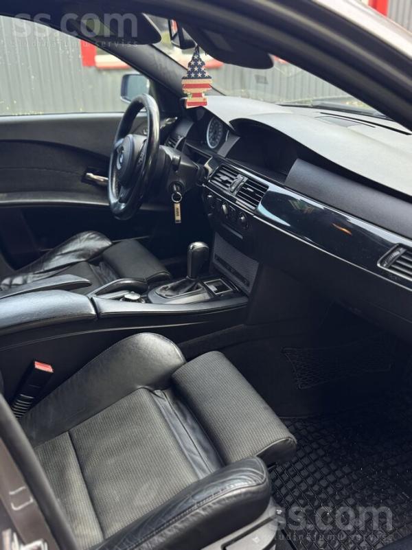 Violet BMW 525 2005 in Riga, with an engine capacity of 2.50 L and mileage of 371 thousand km for 3850 €, photo 9 on AUTOMOTO.COM.LV