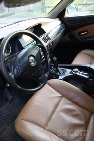 White BMW 525 2005 in Riga, with an engine capacity of 2.50 L and mileage of 0 thousand km for 5100 €, photo 7 on AUTOMOTO.COM.LV
