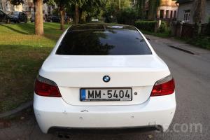 White BMW 525 2005 in Riga, with an engine capacity of 2.50 L and mileage of 0 thousand km for 5100 €, photo 19 on AUTOMOTO.COM.LV