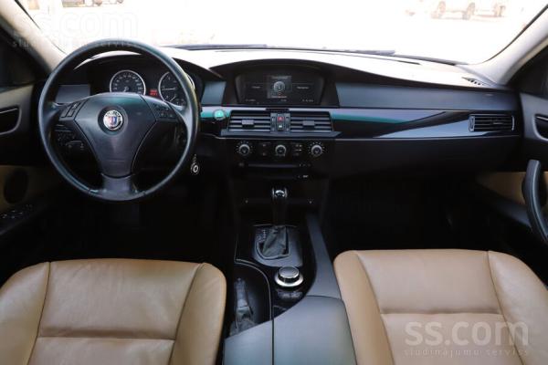 White BMW 525 2005 in Tukums, with an engine capacity of 2.50 L and mileage of 395 thousand km for 5200 €, photo 8 on AUTOMOTO.COM.LV