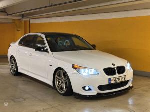 White BMW 525 2006 in Vilnius, with an engine capacity of 2.50 L and mileage of 400 thousand km for 4350 €, photo 3 on AUTOMOTO.COM.LV