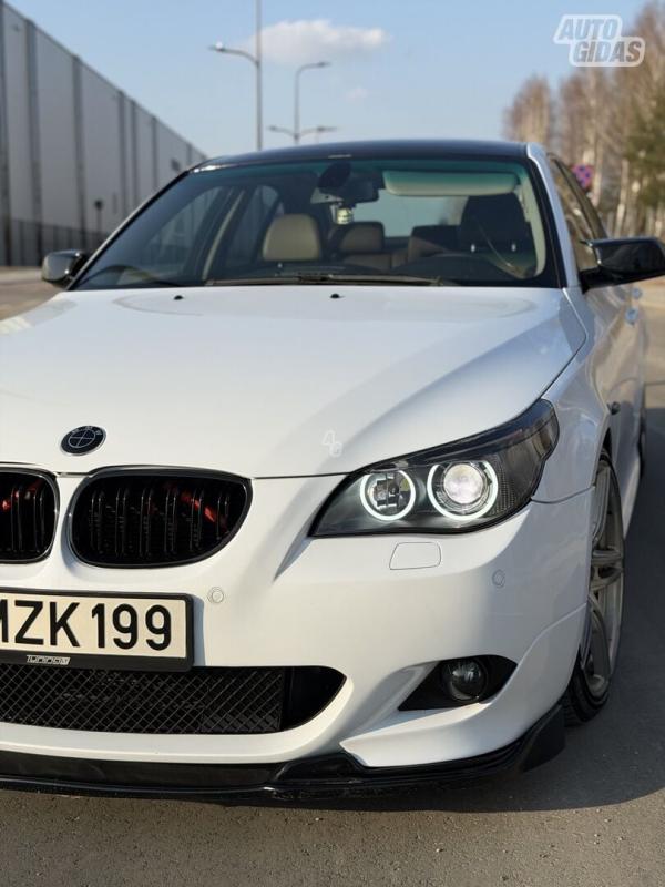White BMW 525 2006 in Vilnius, with an engine capacity of 2.50 L and mileage of 405 thousand km for 3999 €, photo 3 on AUTOMOTO.COM.LV