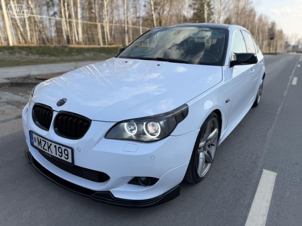 White BMW 525 2006 in Vilnius, with an engine capacity of 2.50 L and mileage of 405 thousand km for 3999 €, photo 9 on AUTOMOTO.COM.LV