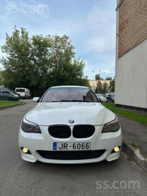 White BMW 525 2006 in Riga, with an engine capacity of 2.50 L and mileage of 370 thousand km for 7350 €, photo  on AUTOMOTO.COM.LV