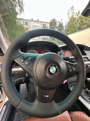White BMW 525 2006 in Riga, with an engine capacity of 2.50 L and mileage of 370 thousand km for 7350 €, photo 5 on AUTOMOTO.COM.LV