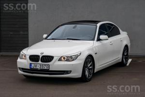 White BMW 525 2007 in Riga, with an engine capacity of 2.50 L and mileage of 0 thousand km for 5000 €, photo 1 on AUTOMOTO.COM.LV
