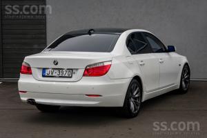 White BMW 525 2007 in Riga, with an engine capacity of 2.50 L and mileage of 0 thousand km for 5000 €, photo 4 on AUTOMOTO.COM.LV