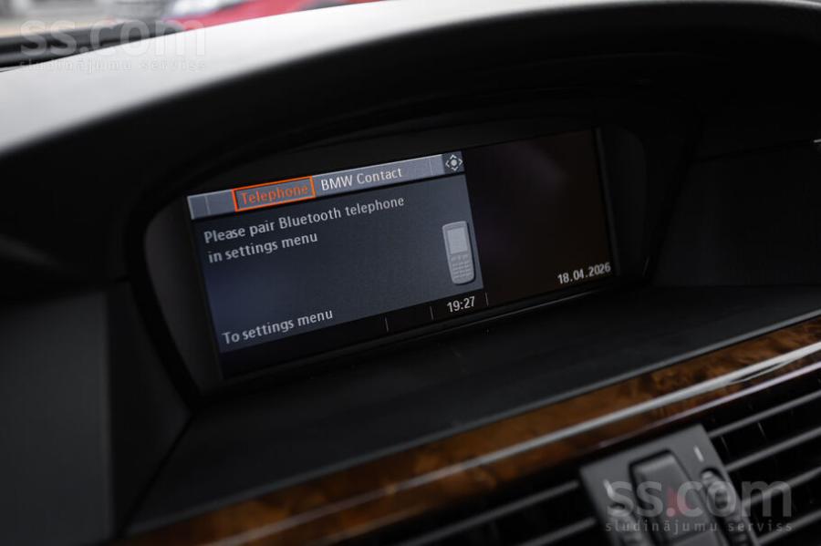 White BMW 525 2007 in Jelgava, with an engine capacity of 2.50 L and mileage of 24 thousand km for 11922 €, photo 14 on AUTOMOTO.COM.LV