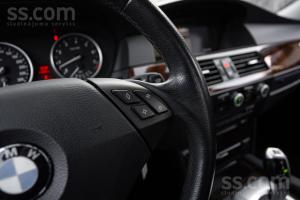 White BMW 525 2007 in Jelgava, with an engine capacity of 2.50 L and mileage of 24 thousand km for 11922 €, photo 17 on AUTOMOTO.COM.LV