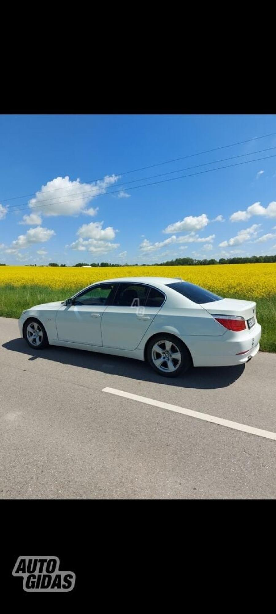 White BMW 525 2008 in Vilkaviskis, with an engine capacity of 3.00 L and mileage of 435 thousand km for 4500 €, photo 1 on AUTOMOTO.COM.LV
