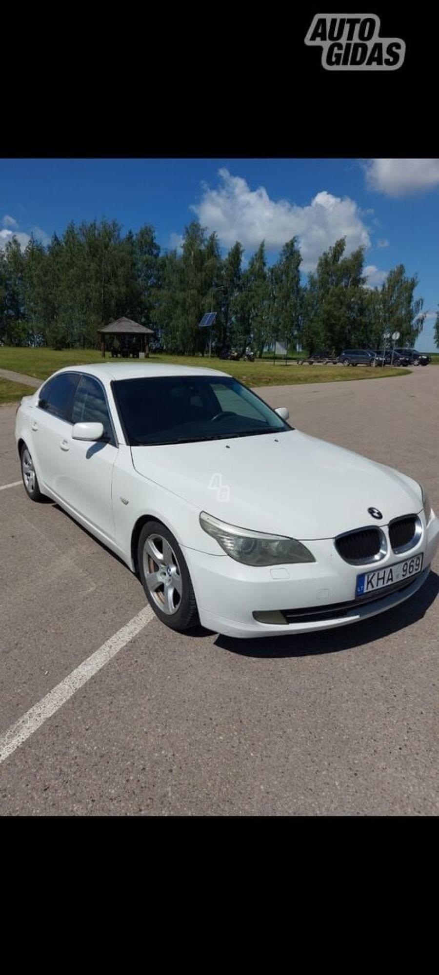 White BMW 525 2008 in Vilkaviskis, with an engine capacity of 3.00 L and mileage of 435 thousand km for 4500 €, photo 5 on AUTOMOTO.COM.LV