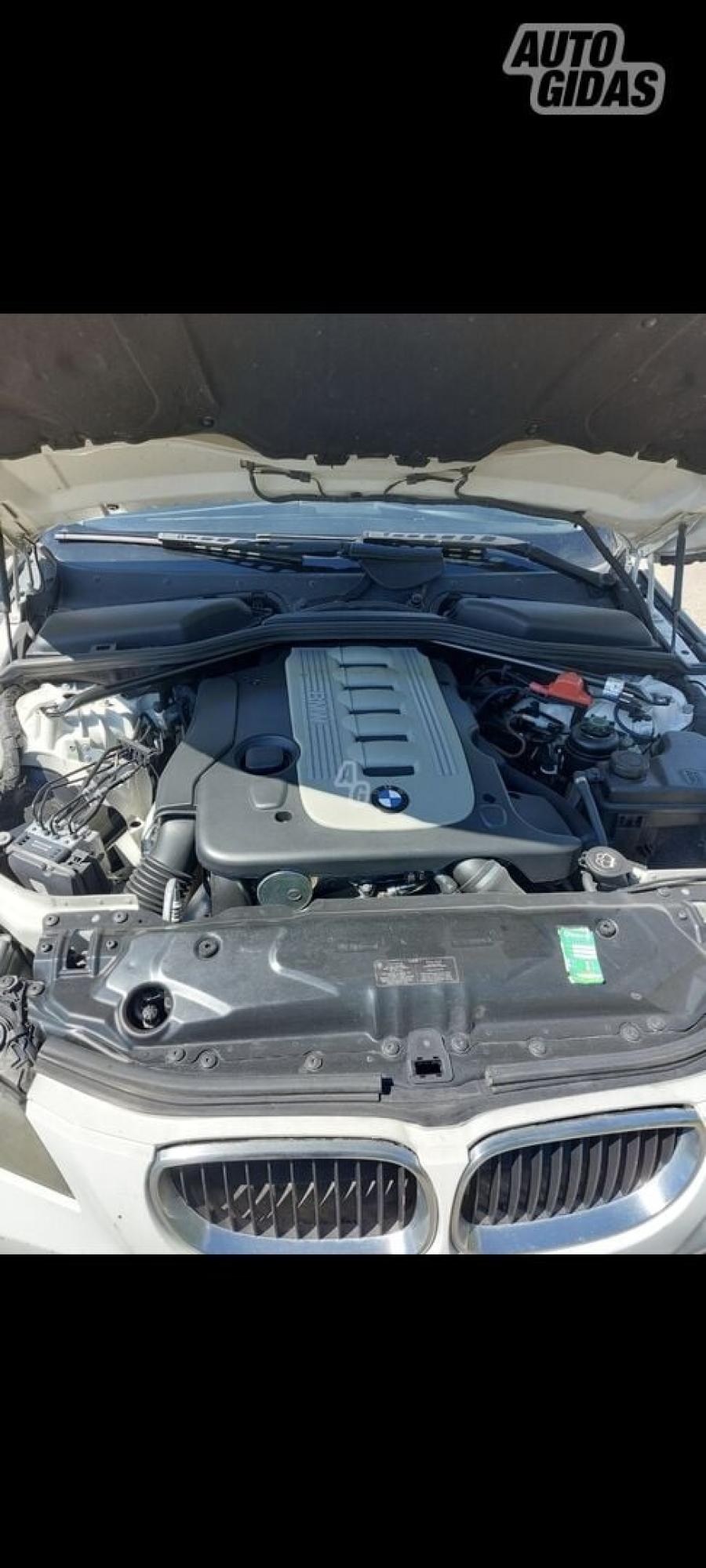 White BMW 525 2008 in Vilkaviskis, with an engine capacity of 3.00 L and mileage of 435 thousand km for 4500 €, photo 8 on AUTOMOTO.COM.LV