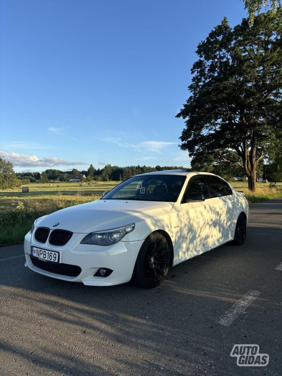 Balts BMW 525 2008 Utena, ar dzinēja tilpumu 3.00 L un nobraukumu 386 tūkst. km par 6300 €, foto 1 vietnē AUTOMOTO.COM.LV