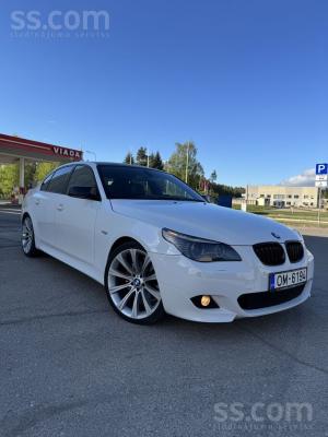White BMW 525 2009 in Riga, with an engine capacity of 3.00 L and mileage of 392 thousand km for 8200 €, photo 3 on AUTOMOTO.COM.LV