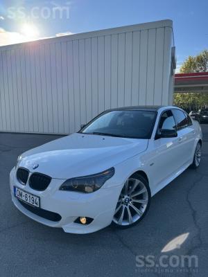 Balts BMW 525 2009 Rīga, ar dzinēja tilpumu 3.00 L un nobraukumu 392 tūkst. km par 8200 €, foto  vietnē AUTOMOTO.COM.LV