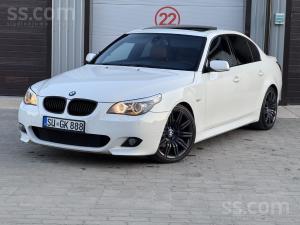 Белый БМВ 525 2009 в Елгава, объемом двигателя 3.00 л и пробегом 277 тыс. км за 9450 €, фото  на AUTOMOTO.COM.LV