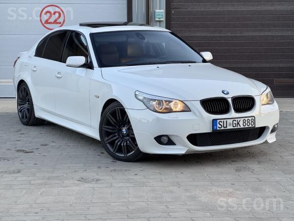 Белый БМВ 525 2009 в Елгава, объемом двигателя 3.00 л и пробегом 277 тыс. км за 9450 €, фото 2 на AUTOMOTO.COM.LV
