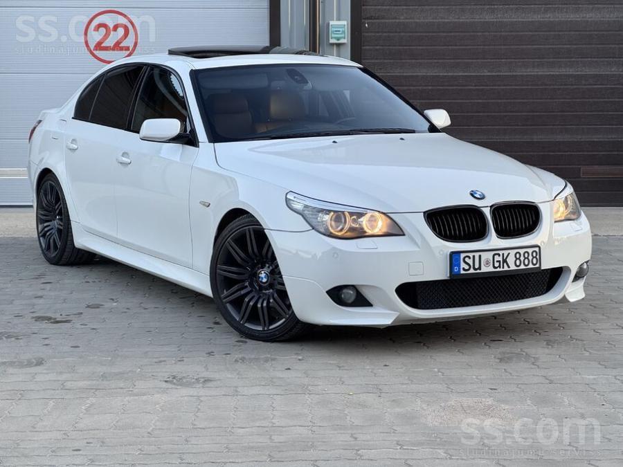 Белый БМВ 525 2009 в Елгава, объемом двигателя 3.00 л и пробегом 277 тыс. км за 9450 €, фото 3 на AUTOMOTO.COM.LV