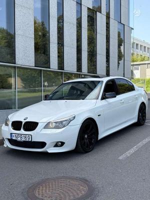 White BMW 525 2009 in Vilnius, with an engine capacity of 2.99 L and mileage of 380 thousand km for 6600 €, photo  on AUTOMOTO.COM.LV