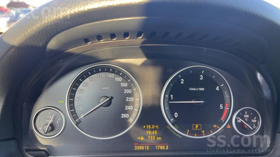 White BMW 525 2010 in Jelgava, with an engine capacity of 3.00 L and mileage of 340 thousand km for 8800 €, photo 9 on AUTOMOTO.COM.LV