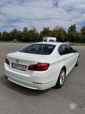White BMW 525 2011 in Alytus, with an engine capacity of 2.99 L and mileage of 244 thousand km for 8800 €, photo 6 on AUTOMOTO.COM.LV