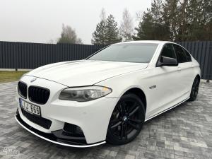 Balts BMW 525 2013 Viļņa, ar dzinēja tilpumu 2.00 L un nobraukumu 361 tūkst. km par 9200 €, foto  vietnē AUTOMOTO.COM.LV