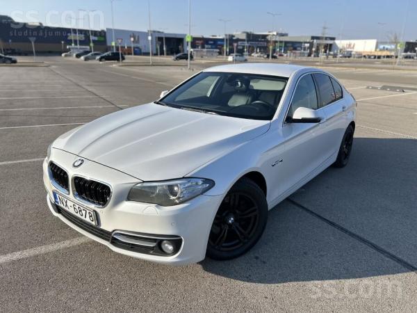 White BMW 525 2013 in Riga, with an engine capacity of 2.00 L and mileage of 209 thousand km for 9600 €, photo 5 on AUTOMOTO.COM.LV