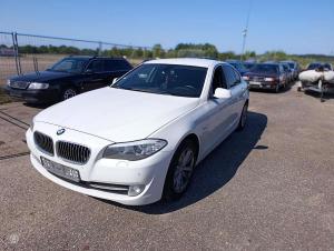 White BMW 525 2013 in Marijampole, with an engine capacity of 2.00 L and mileage of 365 thousand km for 5500 €, photo 8 on AUTOMOTO.COM.LV