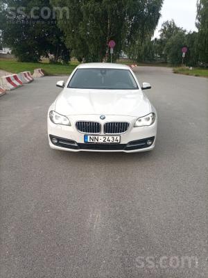 White BMW 525 2015 in Riga, with an engine capacity of 2.00 L and mileage of 242 thousand km for 11500 €, photo  on AUTOMOTO.COM.LV