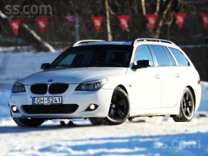 White BMW 525 2005 in Riga, with an engine capacity of 2.50 L and mileage of 321 thousand km for 5300 €, photo  on AUTOMOTO.COM.LV