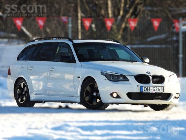 White BMW 525 2005 in Riga, with an engine capacity of 2.50 L and mileage of 321 thousand km for 5300 €, photo 3 on AUTOMOTO.COM.LV