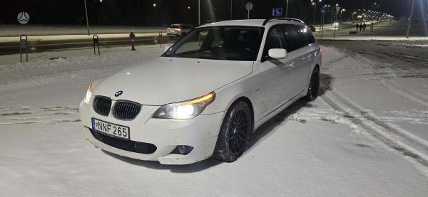 Balts BMW 525 2008 Šauļi, ar dzinēja tilpumu 2.99 L un nobraukumu 285 tūkst. km par 4500 €, foto 1 vietnē AUTOMOTO.COM.LV