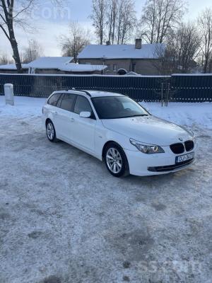 White BMW 525 2008 in Rezekne, with an engine capacity of 3.00 L and mileage of 341 thousand km for 5500 €, photo  on AUTOMOTO.COM.LV