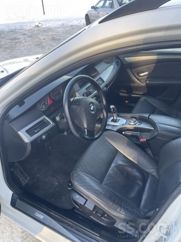 Balts BMW 525 2008 Rēzekne, ar dzinēja tilpumu 3.00 L un nobraukumu 348 tūkst. km par 5700 €, foto 9 vietnē AUTOMOTO.COM.LV