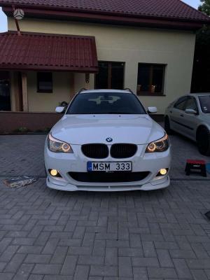 White BMW 525 2009 in Vilnius, with an engine capacity of 3.00 L and mileage of 256 thousand km for 6200 €, photo  on AUTOMOTO.COM.LV