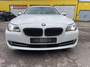 White BMW 525 2012 in Siauliai, with an engine capacity of 2.00 L and mileage of 332 thousand km for 7250 €, photo 9 on AUTOMOTO.COM.LV