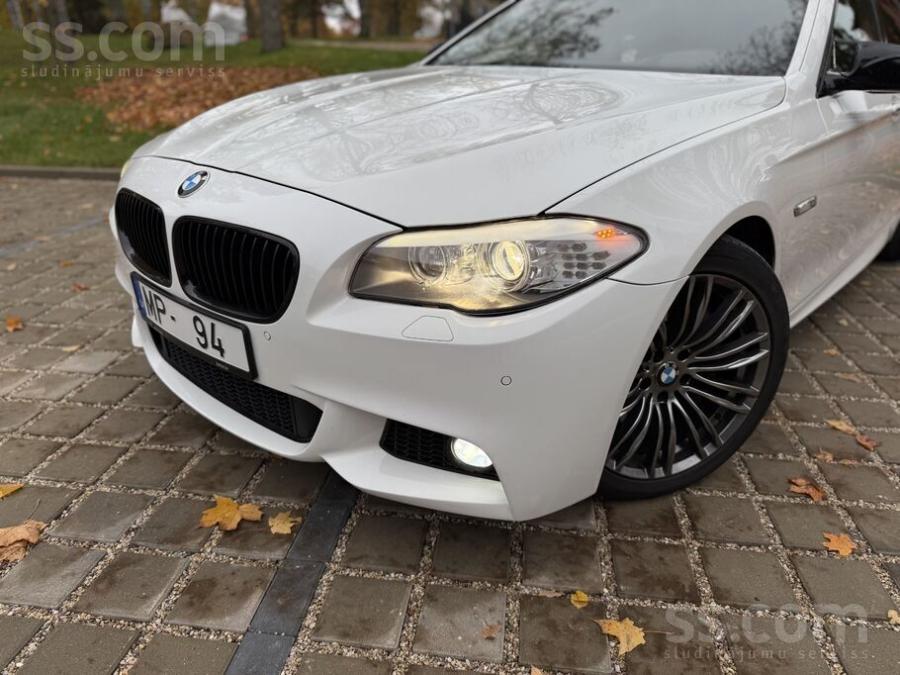White BMW 525 2013 in Cesis, with an engine capacity of 2.00 L and mileage of 245 thousand km for 12150 €, photo 29 on AUTOMOTO.COM.LV