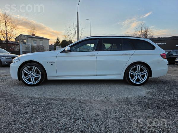 White BMW 525 2013 in Liepaja, with an engine capacity of 2.00 L and mileage of 235 thousand km for 12490 €, photo 9 on AUTOMOTO.COM.LV
