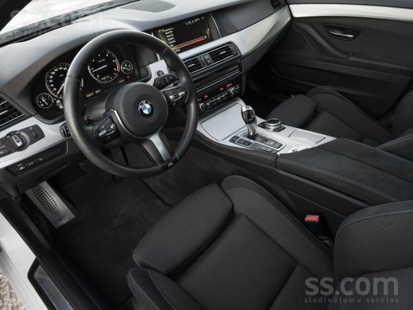 White BMW 525 2013 in Liepaja, with an engine capacity of 2.00 L and mileage of 235 thousand km for 12490 €, photo 10 on AUTOMOTO.COM.LV