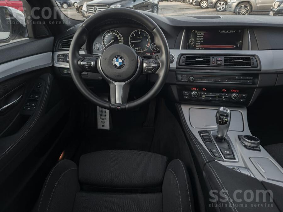 Белый БМВ 525 2013 в Лиепая, объемом двигателя 2.00 л и пробегом 235 тыс. км за 12490 €, фото 13 на AUTOMOTO.COM.LV