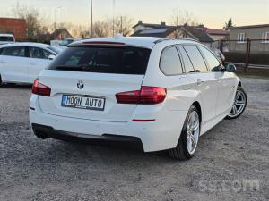 White BMW 525 2013 in Liepaja, with an engine capacity of 2.00 L and mileage of 235 thousand km for 11995 €, photo 3 on AUTOMOTO.COM.LV