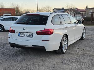 White BMW 525 2013 in Liepaja, with an engine capacity of 2.00 L and mileage of 235 thousand km for 11995 €, photo 7 on AUTOMOTO.COM.LV