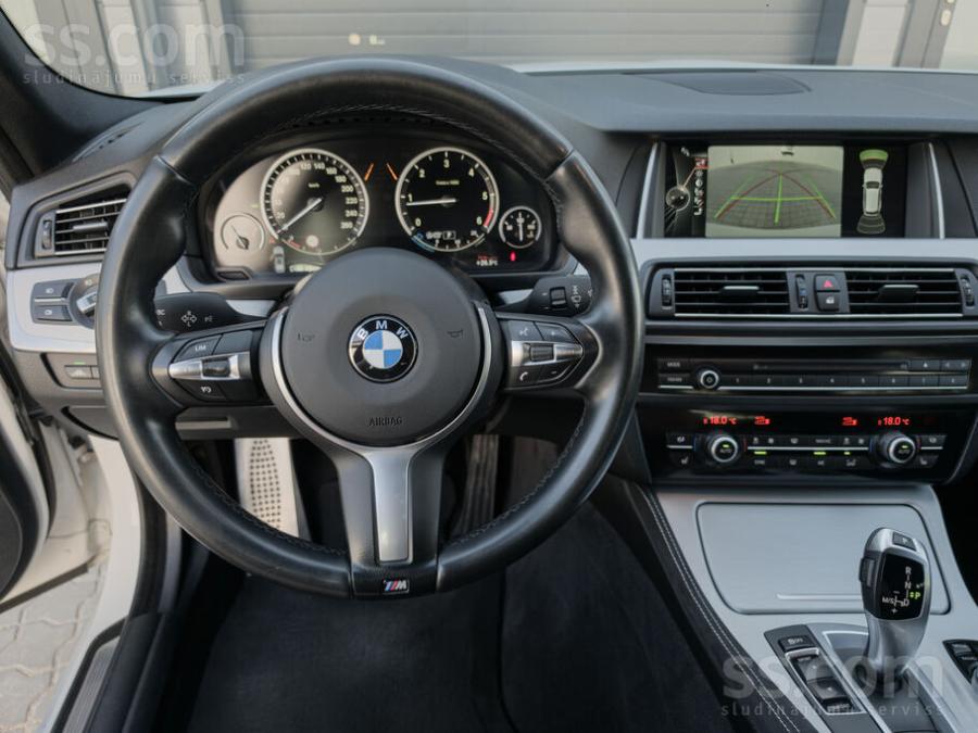 White BMW 525 2013 in Liepaja, with an engine capacity of 2.00 L and mileage of 235 thousand km for 11995 €, photo 24 on AUTOMOTO.COM.LV