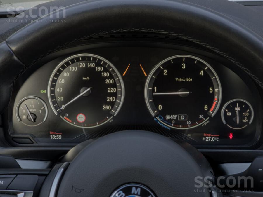 White BMW 525 2013 in Liepaja, with an engine capacity of 2.00 L and mileage of 235 thousand km for 11995 €, photo 31 on AUTOMOTO.COM.LV