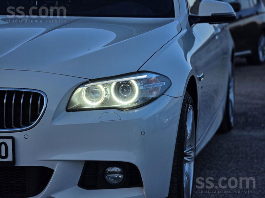 White BMW 525 2013 in Liepaja, with an engine capacity of 2.00 L and mileage of 235 thousand km for 11995 €, photo 33 on AUTOMOTO.COM.LV